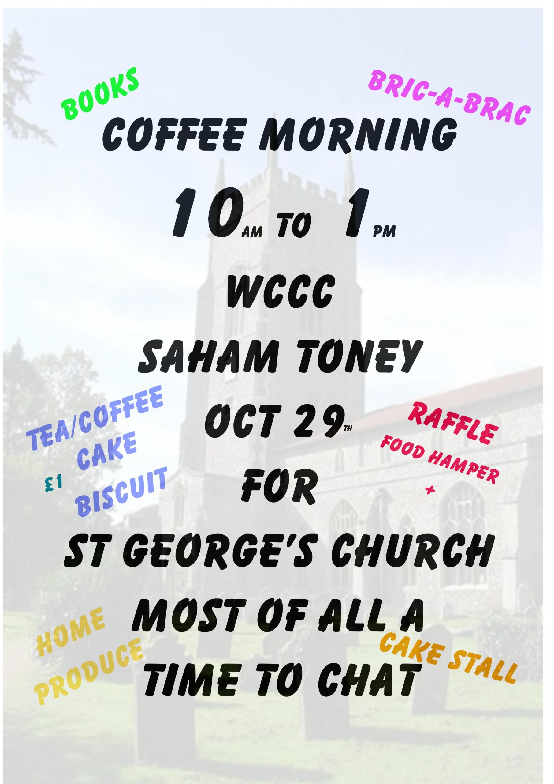 Calendar – Saham Village Hall
